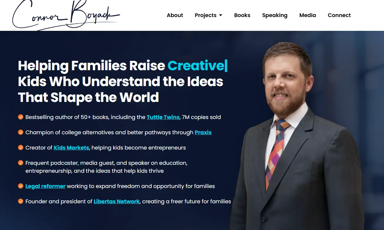 Connor Boyack | Author, Speaker, and Entrepreneur